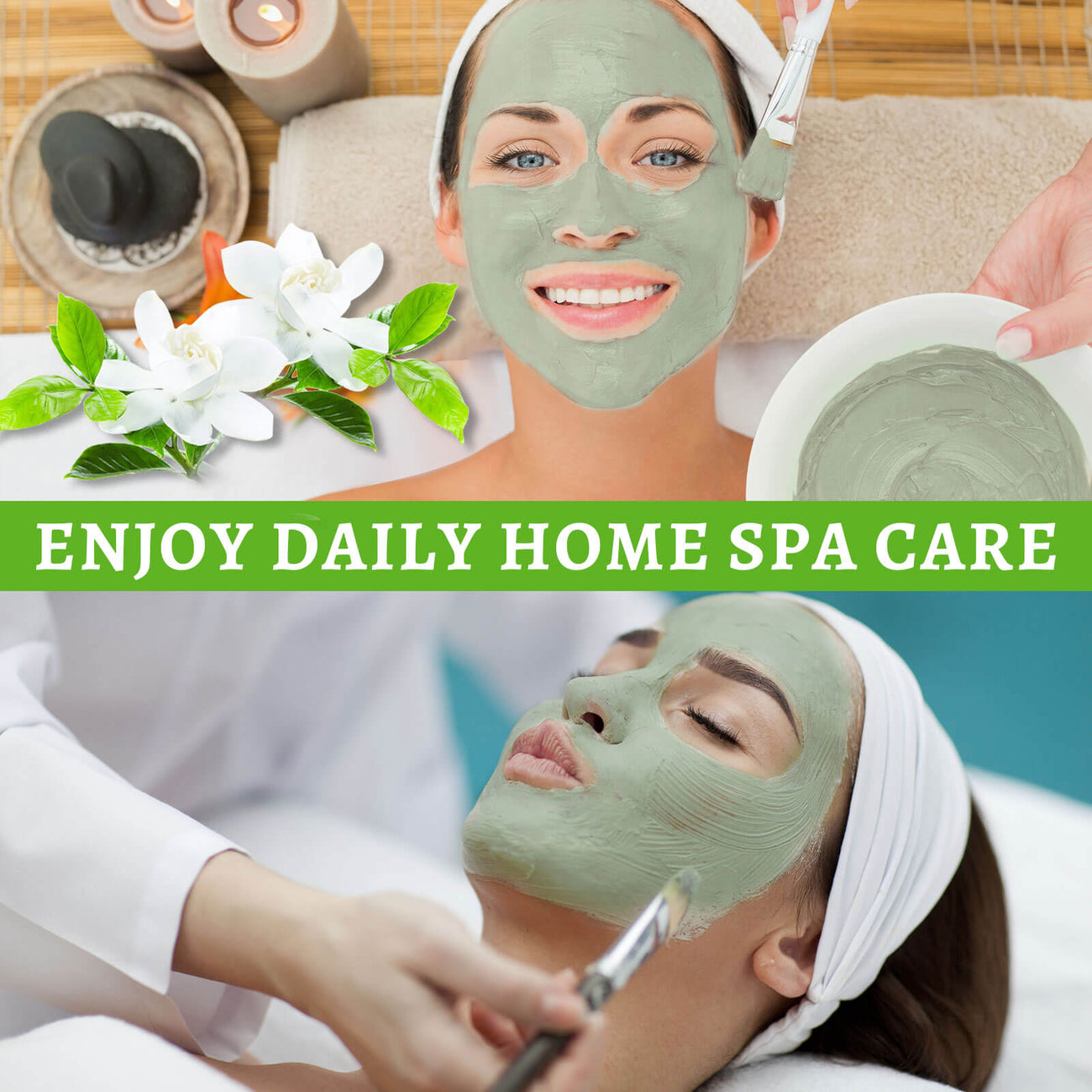 ANAIRUI Green Tea Cleansing Clay Mask for Oily Skin Remove Blackheads
